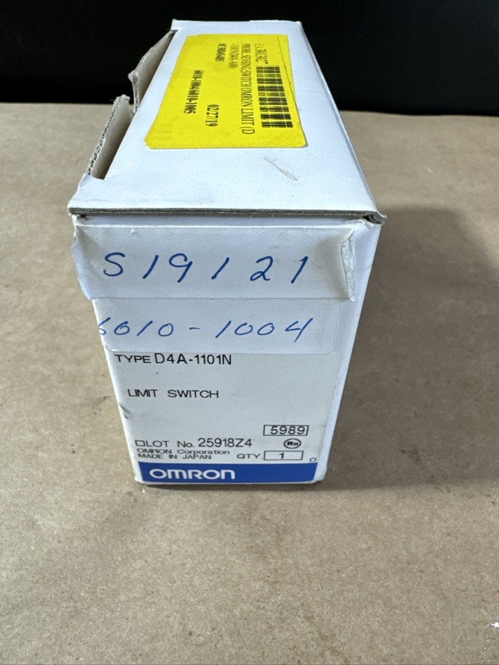 New Omron Limit Switch D4A-1101N Warranty Fast Shipping 🇺🇸 | eBay