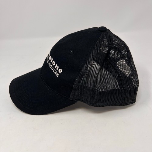 Firestone Strapback Hat Black Baseball Cap Hook And Loop Adjustable ...
