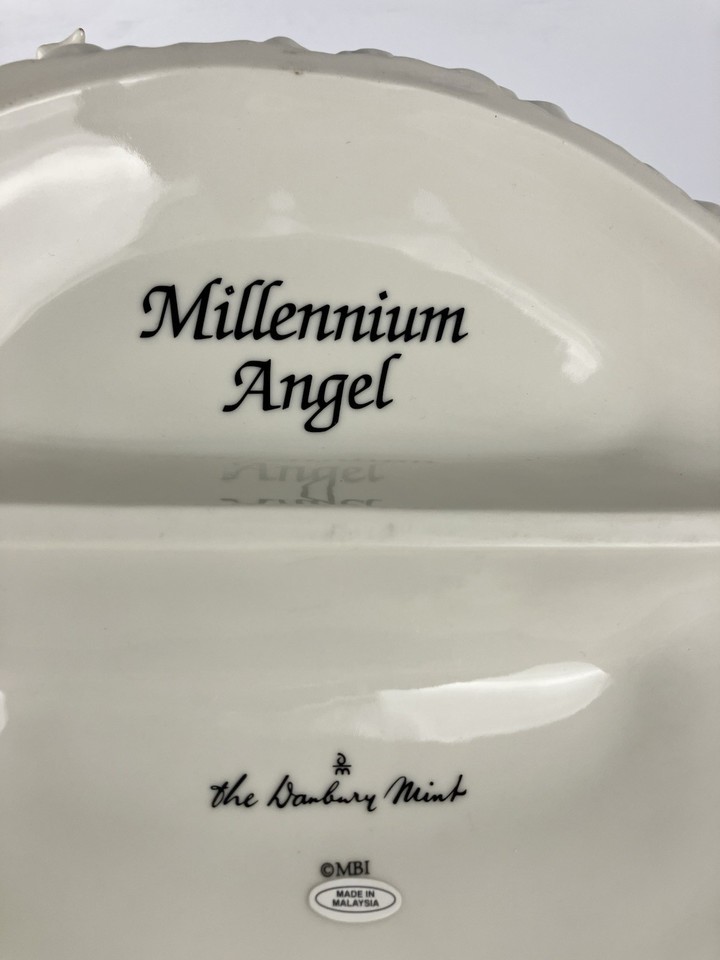 Millennium Angel Centerpiece By Danbury Mint - Candle Holder Excellent ...