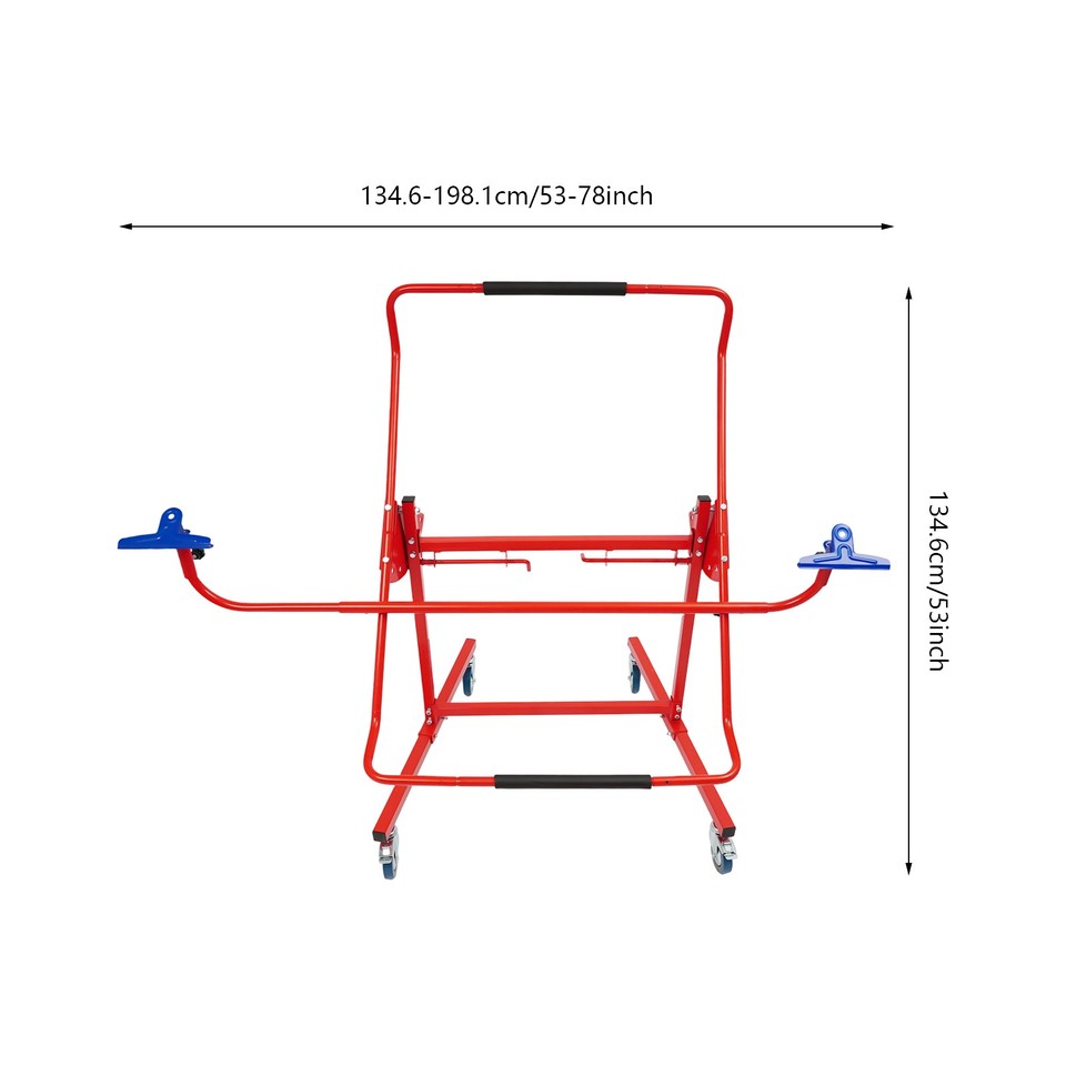 Auto Body Adjustable Rotating Painting Rack Repair Stand For Bumper Car ...
