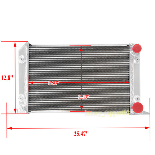 2 Row Aluminum Radiator for VW Scirocco Pro Stock Style Drag Racing Use ...