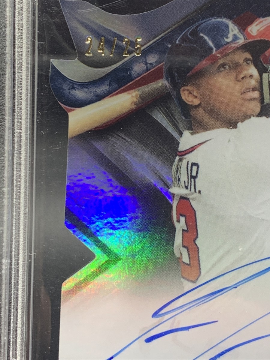 disount deals PSA 8 Ronald Acuna Jr Bowman Platinum Cut Autograph /25