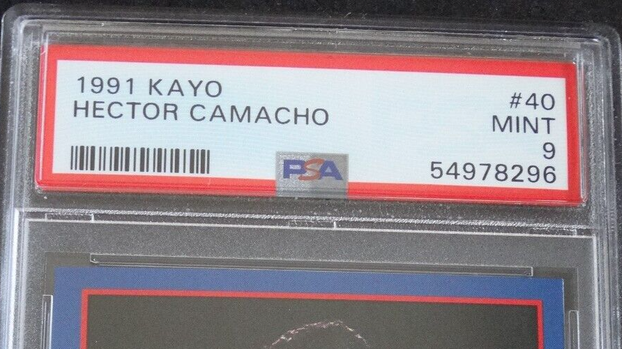 1991 Kayo #40 Hector Camacho Boxing Card PSA 9 Mint | eBay