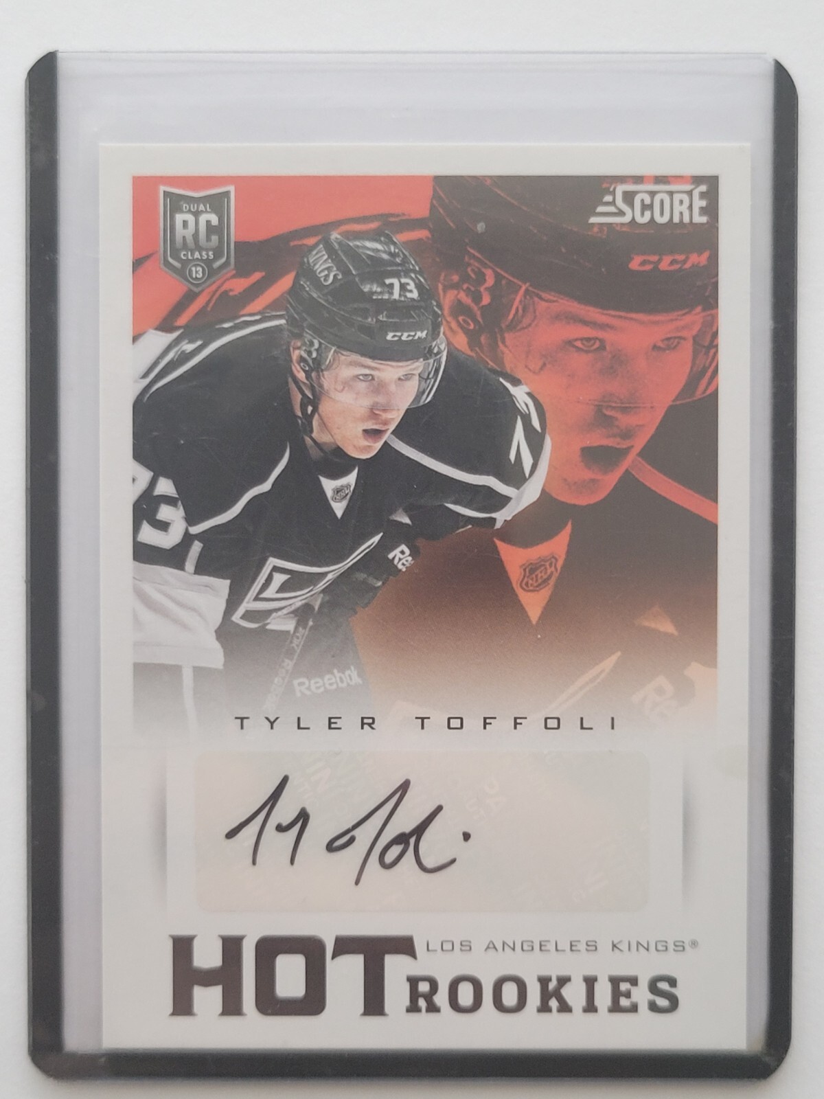 2013-14 Panini Score Tyler Toffoli Auto Autograph Hot Rookies Rc Kings ...