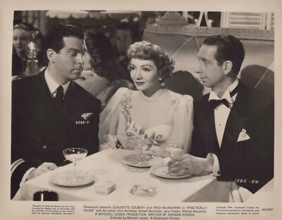 ⭐📽 Claudette Colbert + Fred MacMurray in Practically Yours (1944) Photo ...