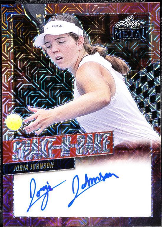 2024 Leaf Metal Pickleball - Shake-N-Bake Jorja Johnson #SB-JJ1 Galaxy ...