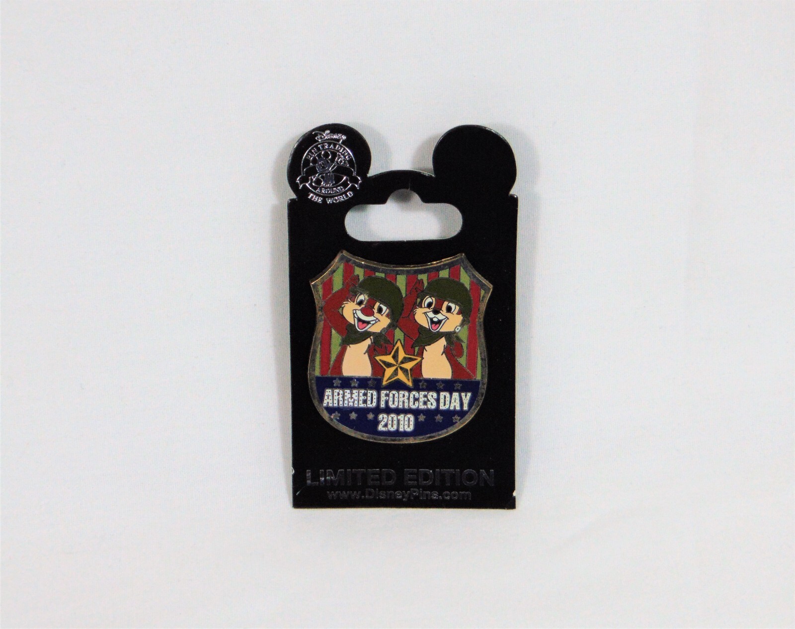 Disney 2010 Armed Forces Day Chip & Dale As Saluting Army Soldier Pin ...