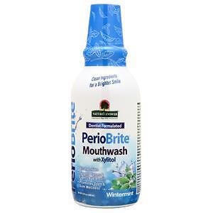 Nature's Answer PerioBrite Mouthwash with Xylitol Wintermint 16 fl.oz ...