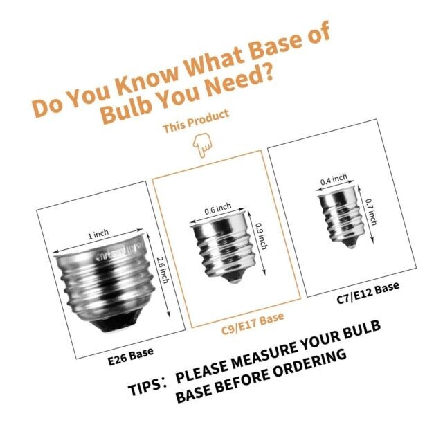 NEW Sylvania 20W T6.5 Frost Light Bulb 4 Pk Exit Sign E17 C9 ...