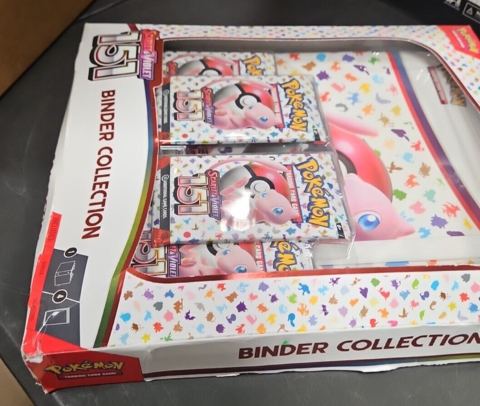 Nintendo Pokémon TCG Scarlet & Violet - 151 Binder Collection - 4 Packs ...