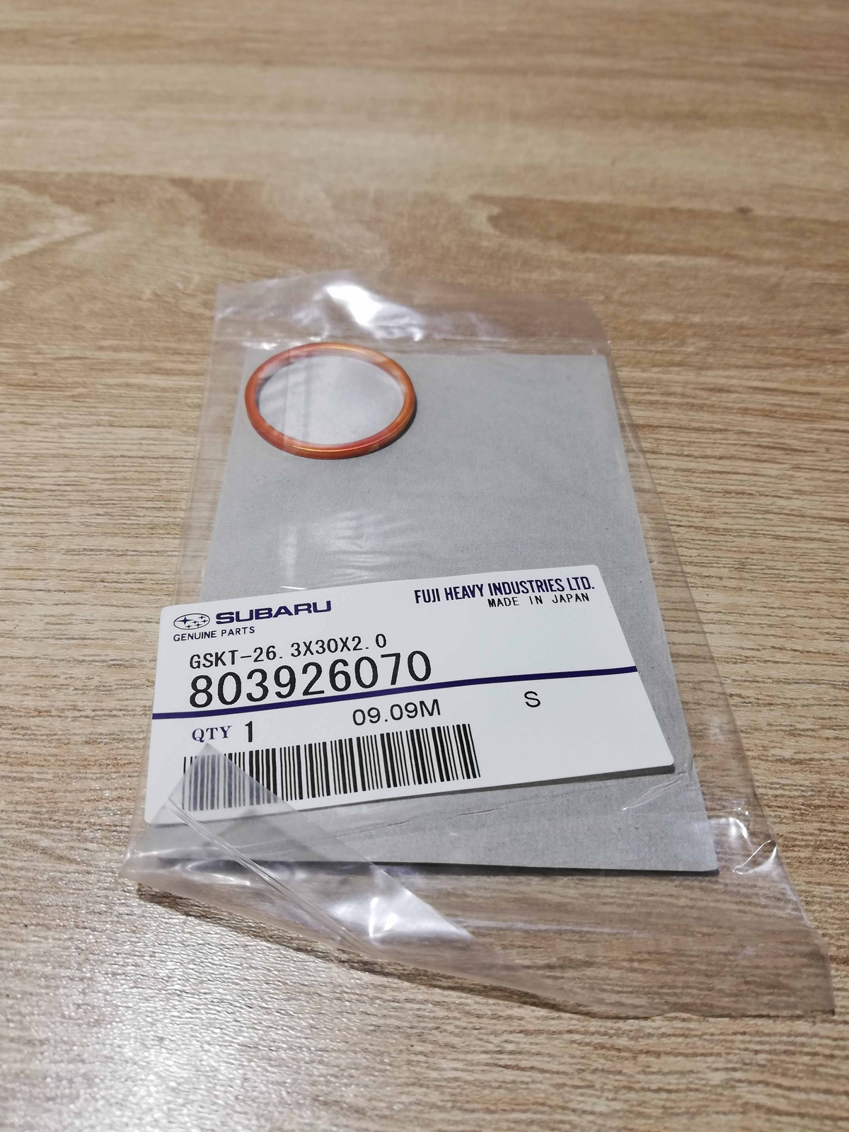 Subaru OEM Differential Drain Plug Gasket P/n 803926070 for sale online ...