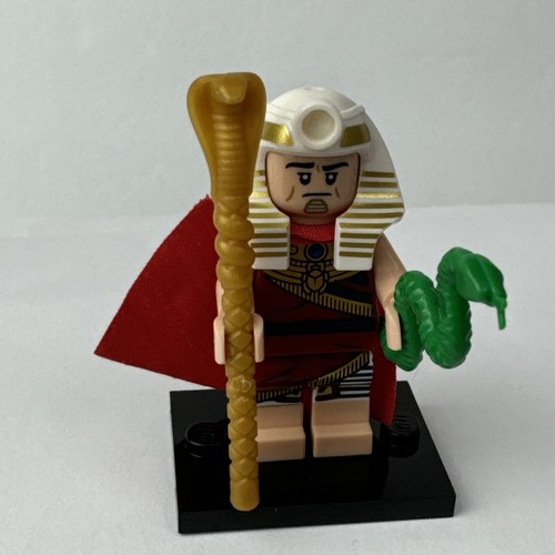 Lego King Tut Minifigure w Base and Snake 71017 Egyptian Pharaoh ...