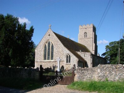 Photo 6x4 Freckenham St Andrew's Church Looking at the church from the ...
