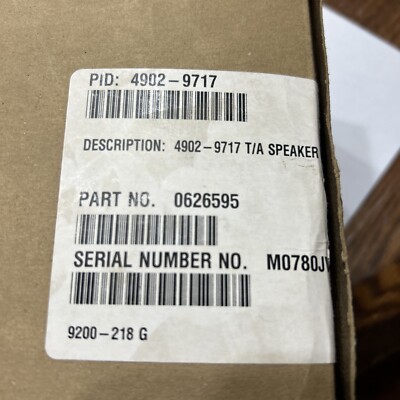 NEW SIMPLEX 4902-9717 WHITE T/A SPEAKER HORN 25V/70V RMS 0626595 FIRE ...