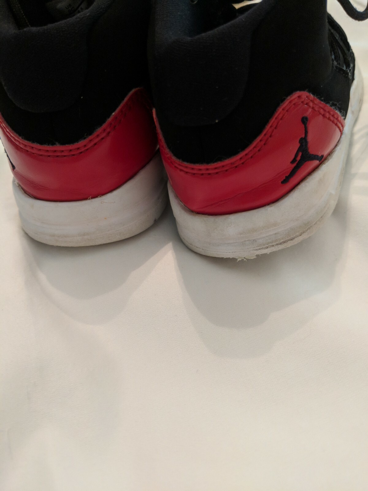 Nike Air Jordan VH Retro Mid Black And Red Toddler Size 9C Sneakers ...