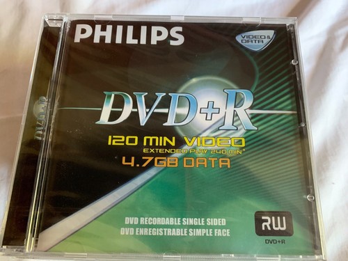 30 x Philips DVD+R writable discs 4.7GB data 120 min video (Extended ...