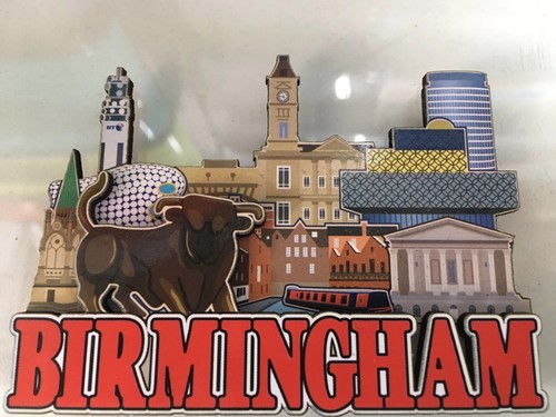 Birmingham Landmarks - Souvenir 3D WOODEN FRIDGE MAGNET | eBay UK