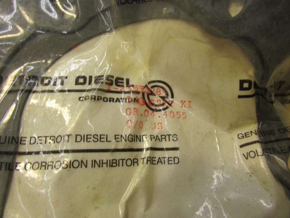 Detroit Diesel 23537789, Oil Cooler Gasket Kit, NOS, M6 | eBay