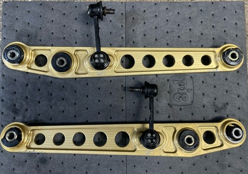 SKUNK2 GOLD REAR LOWER CONTROL ARMS FOR 1996-2000 HONDA CIVIC EK 2DR ...