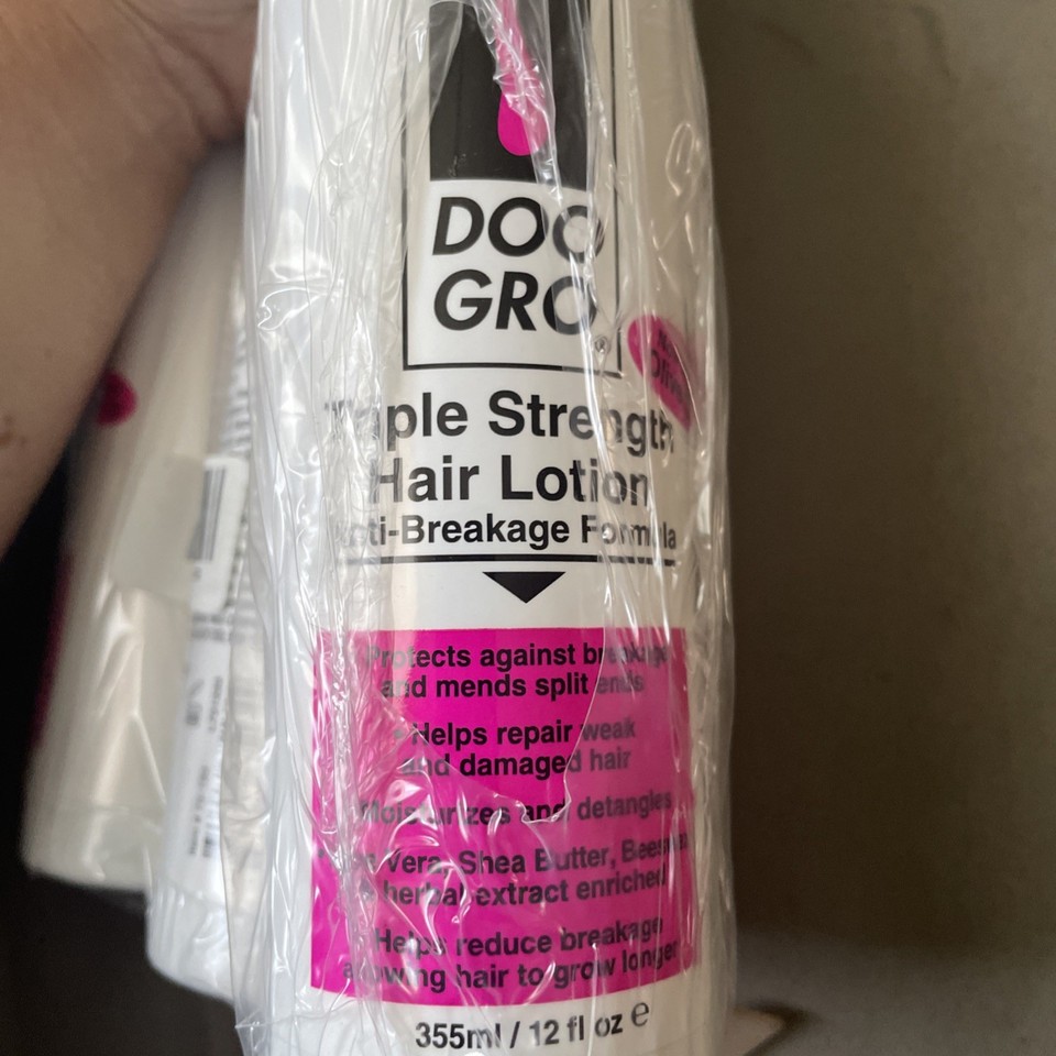 DOO GRO Triple Strength Growth Lotion 12oz helps stop breakage -3 PACK ...