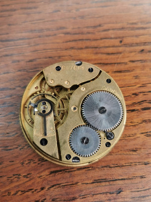 Vintage Safety Pinion Pocket Watch Movement/Dial/Hands for Restoration ...