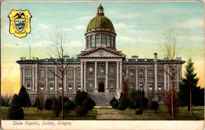 Divided-Back STATE CAPITOL Salem Oregon OR a/23 BB9271 | eBay