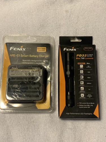 Fenix PD32 Ultimate Edition 740 Lumens With ARE-C1 Battery Charger | eBay