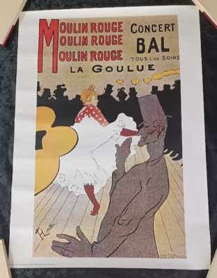 Moulin Rouge - La Goulue - Concert Bal Tous Les Soirs - VINTAGE POSTER ...