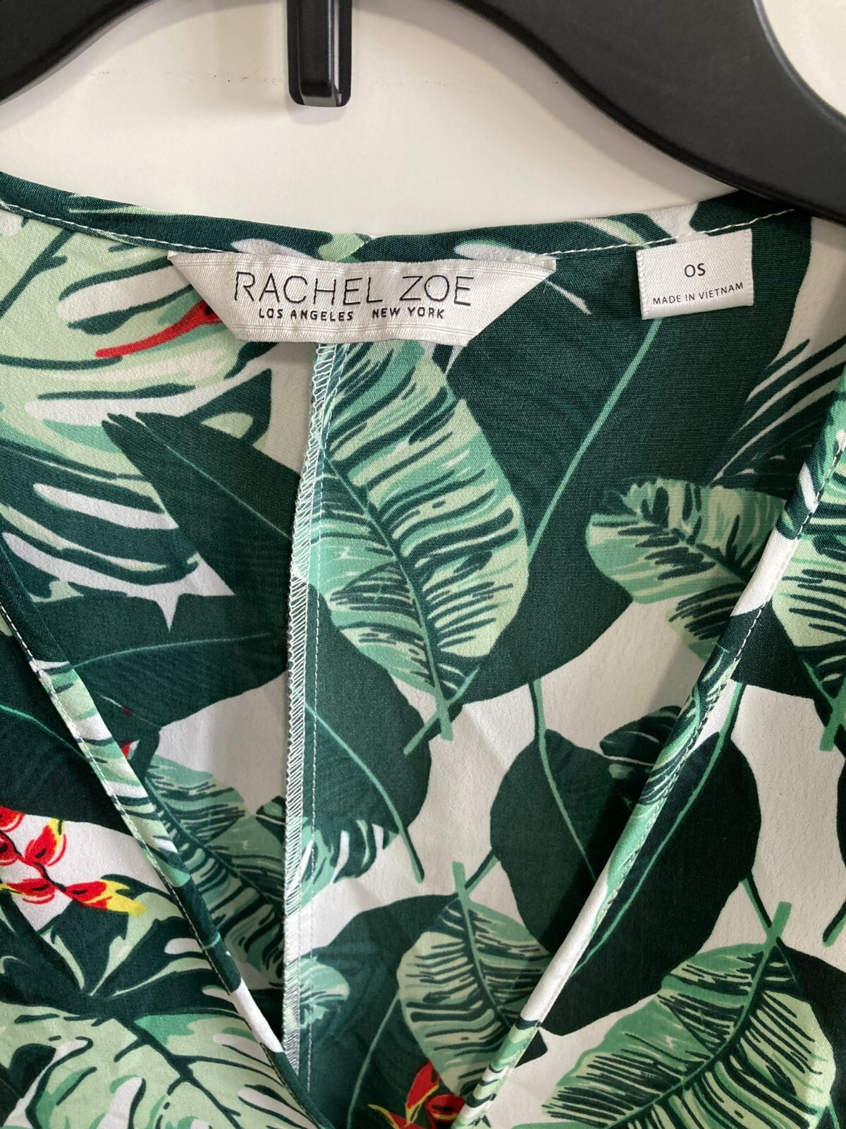 Rachel Zoe Tropical Leaves Bathing Suit Swim Long Cov… - Gem