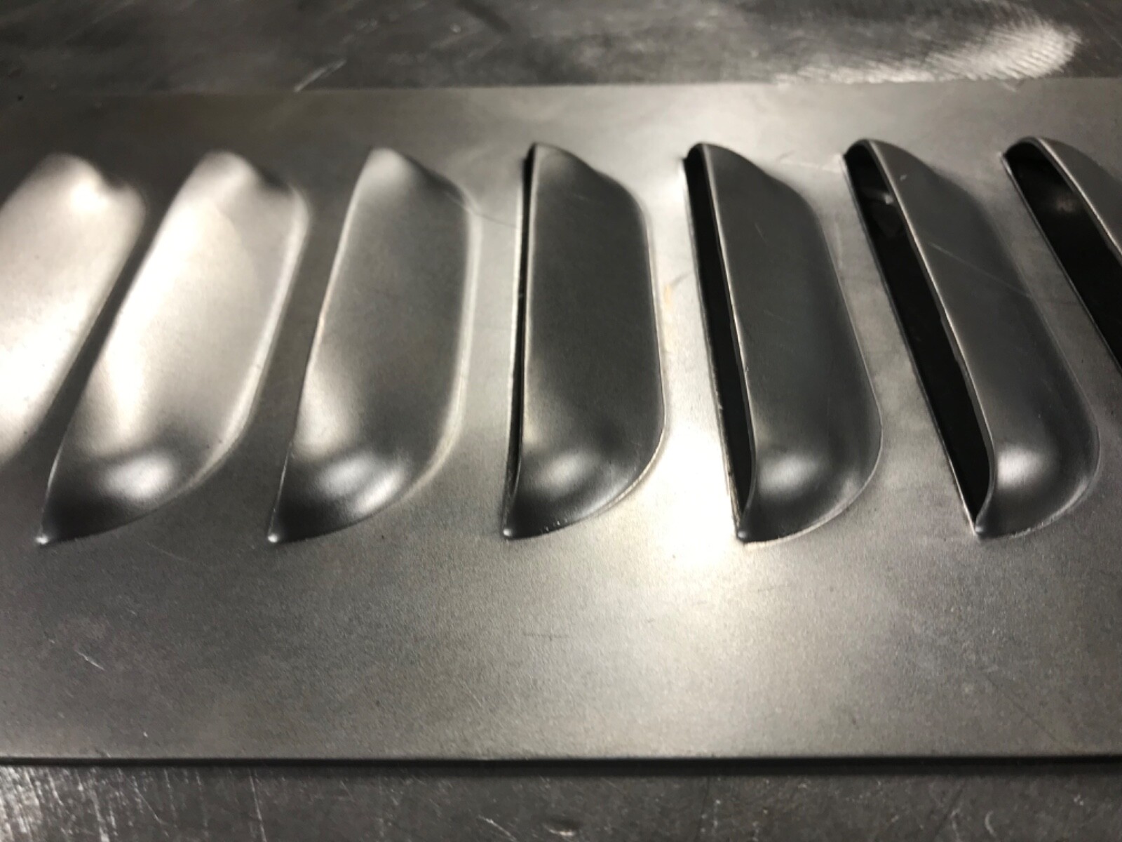 2- 3'' louver panels hot rod weld in 15''Made from 18 gauge cold rolled ...