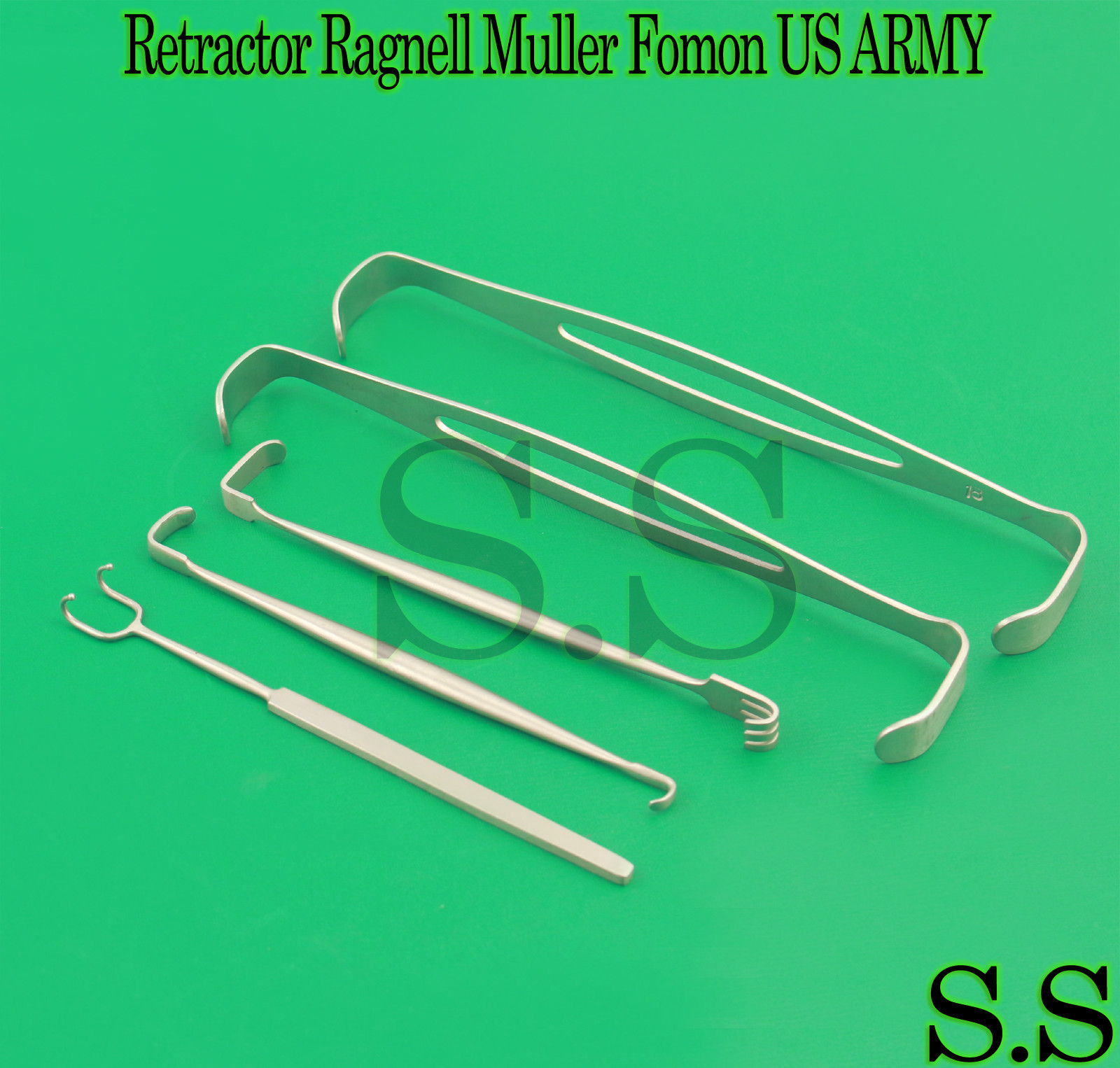 Surgical Retractor Ragnell Muller Fomon US ARMY Instruments Set of 5 | eBay