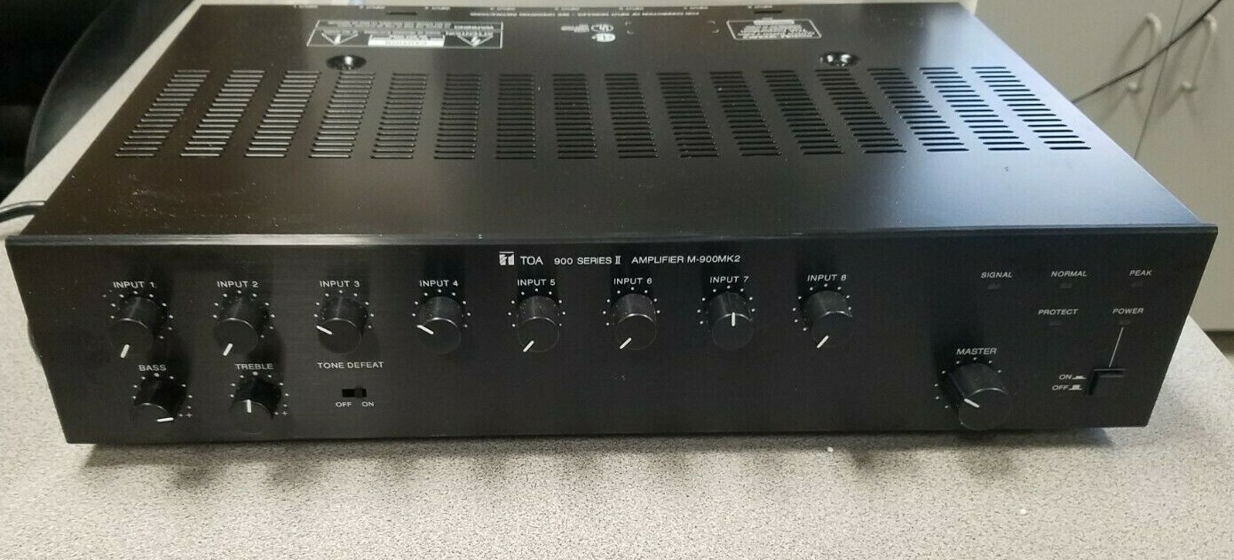 TOA 900 Series II ,Mixer PreAmplifier M-900MK2 PRISTINE CONDITION ! | eBay