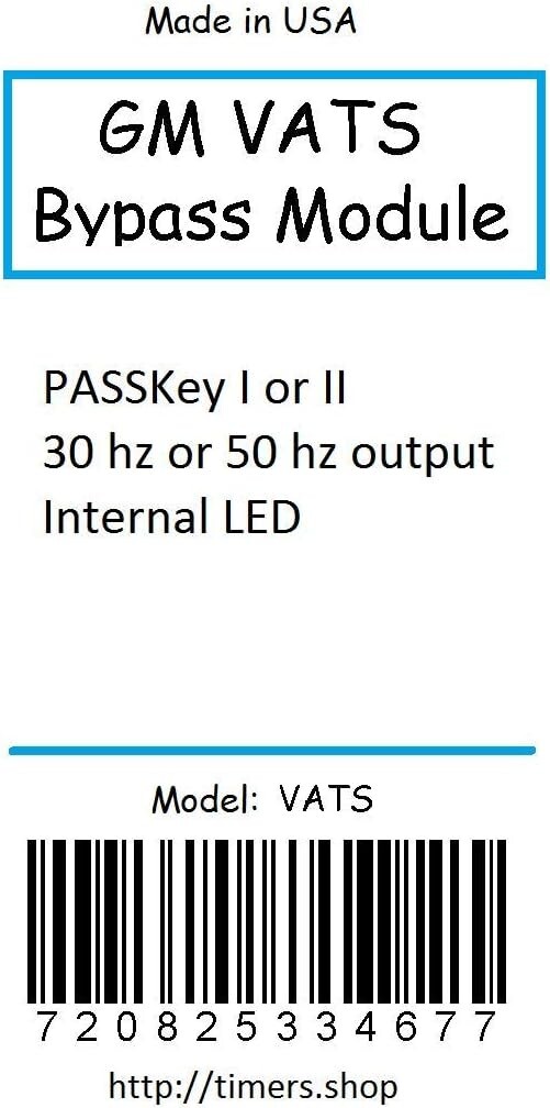 3-Wire GM VATS Passkey II Bypass Module - Ideal for Remote Start ...
