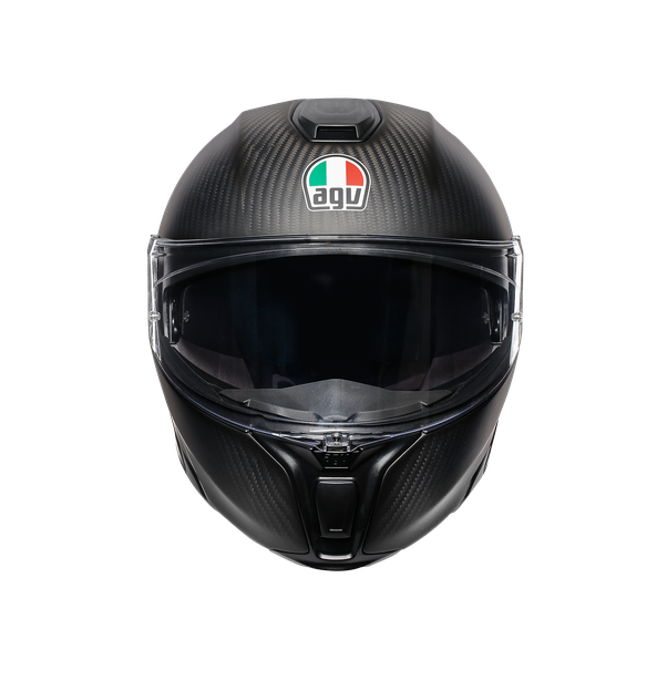 New AGV Sportmodular Helmet Refractive Carbon/Silver #750193143 | eBay
