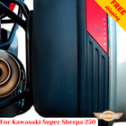 For Kawasaki KL 250 Super Sherpa Luggage rack system KL250G Pannier ...