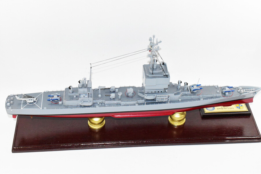 USS Long Beach CGN-9 Model,Navy,Scale Model,Mahogany,Long Beach Class ...