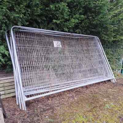Used Heras Harris Event Fence Panels - Site Security Fence Panel ...