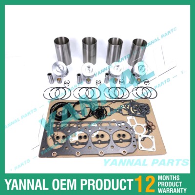 4TNA78 Overhaul Rebuild Kit With Full Gasket Kit For Yanmar Diesel ...