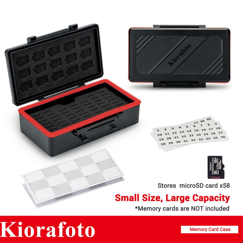 Memory Card Case Holder Storage Organizer for SD CFexpress Type A Micro ...
