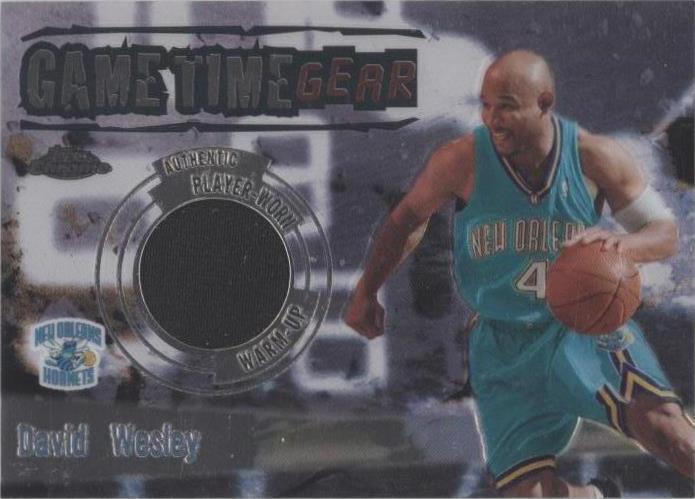 2003-04 Topps Chrome - Game Time Gear Relic David Wesley #GGR-DW (MEM ...