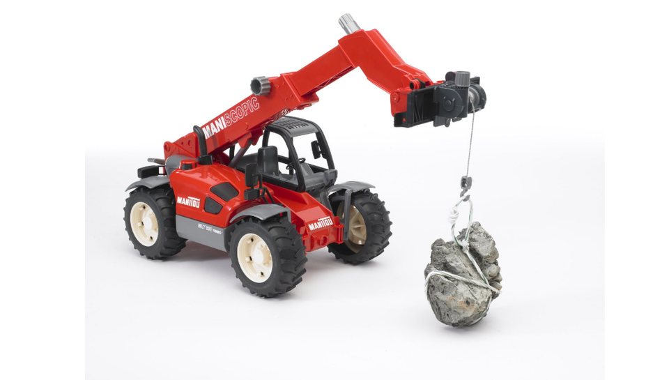 Manitou Telescopic Tractor with Lift Loader MLT 633 Bruder Toy Car 1/16 ...