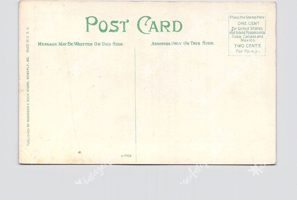 PPC Postcard MO Missouri Moberly Post Office Exterior Street View #3 | eBay