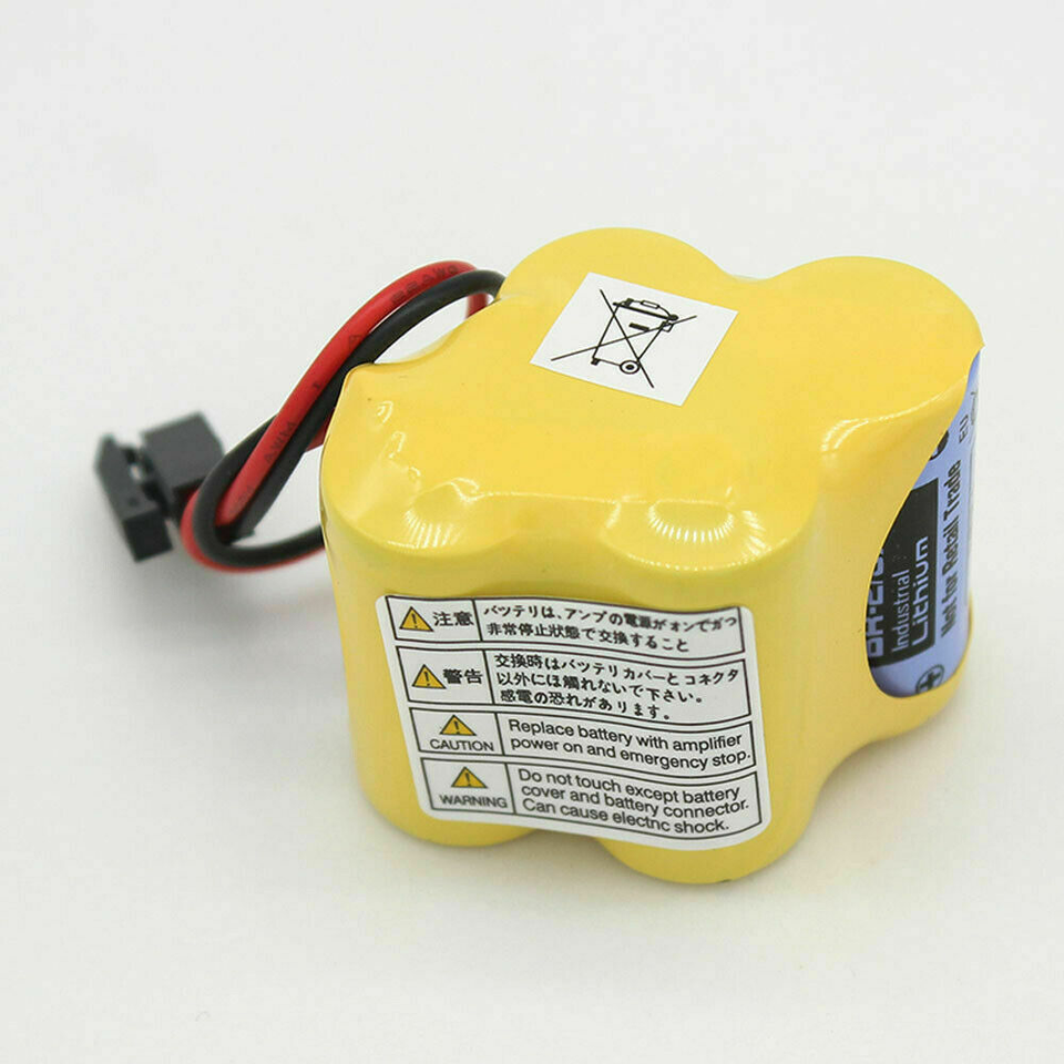 20PCS BR-2/3AGCT4A 6V 4400MAH PLC Battery For FANUC Backup CNC System w ...