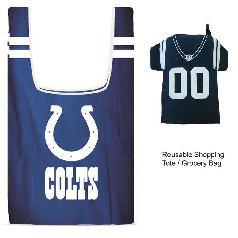 New Jersey Style NFL Indianapolis Colts Reusable Shopping Tote Grocery ...