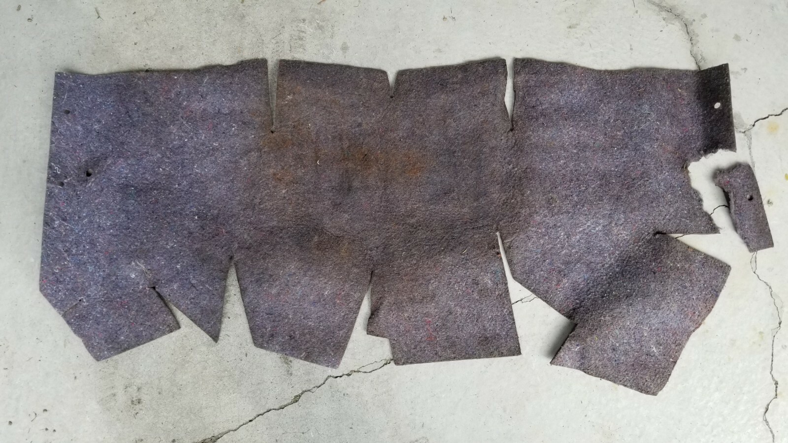 1985-1986 Toyota MR2 AW11 Front Hood Frunk Mat Liner Horizontal 64723 ...