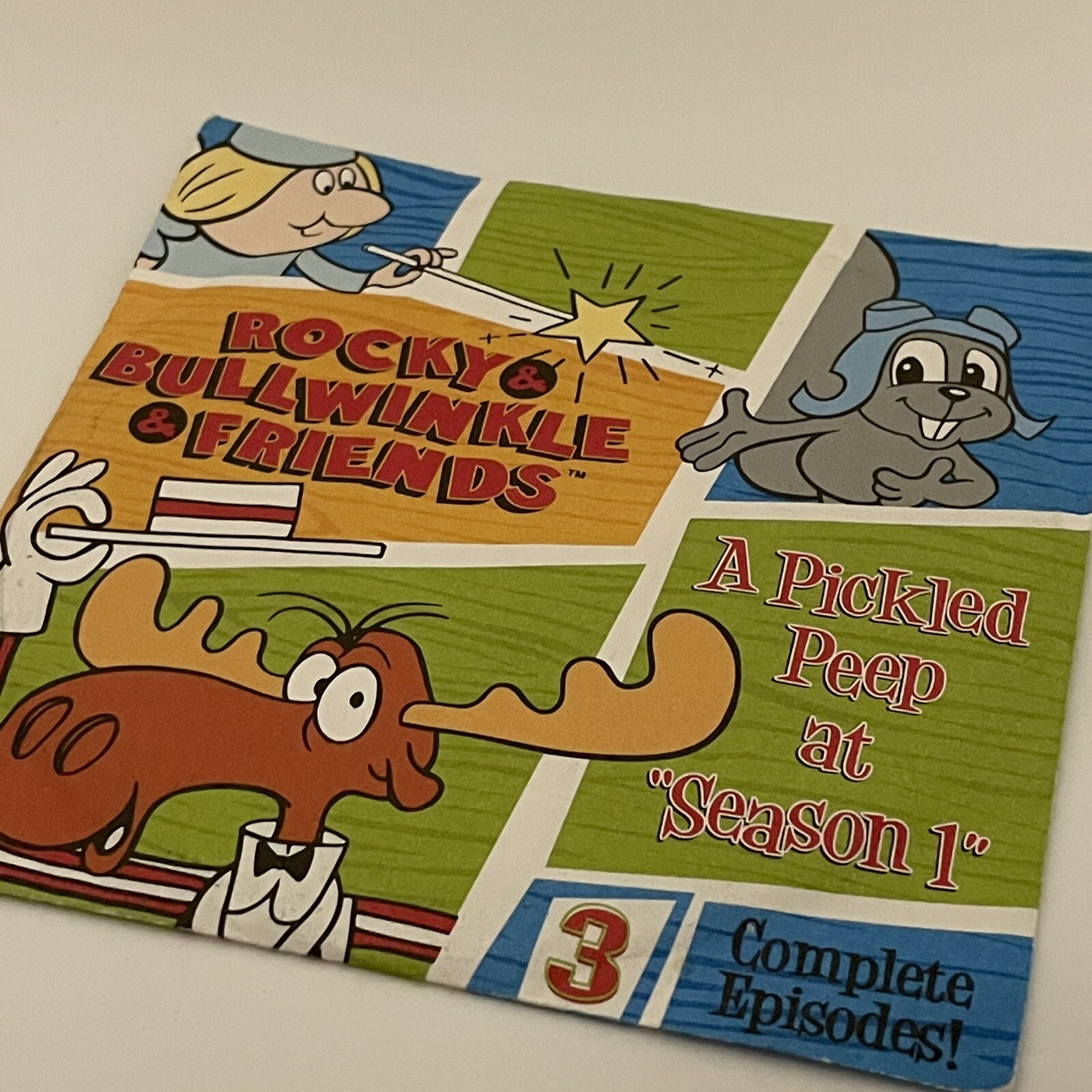 Rocky & Bullwinkle DVD A Pickled Peep At Season 1 3 Complete Episodes ...