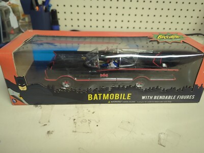 NJ Croce Classic TV Series BATMOBILE with Bendable Batman & Robin ...