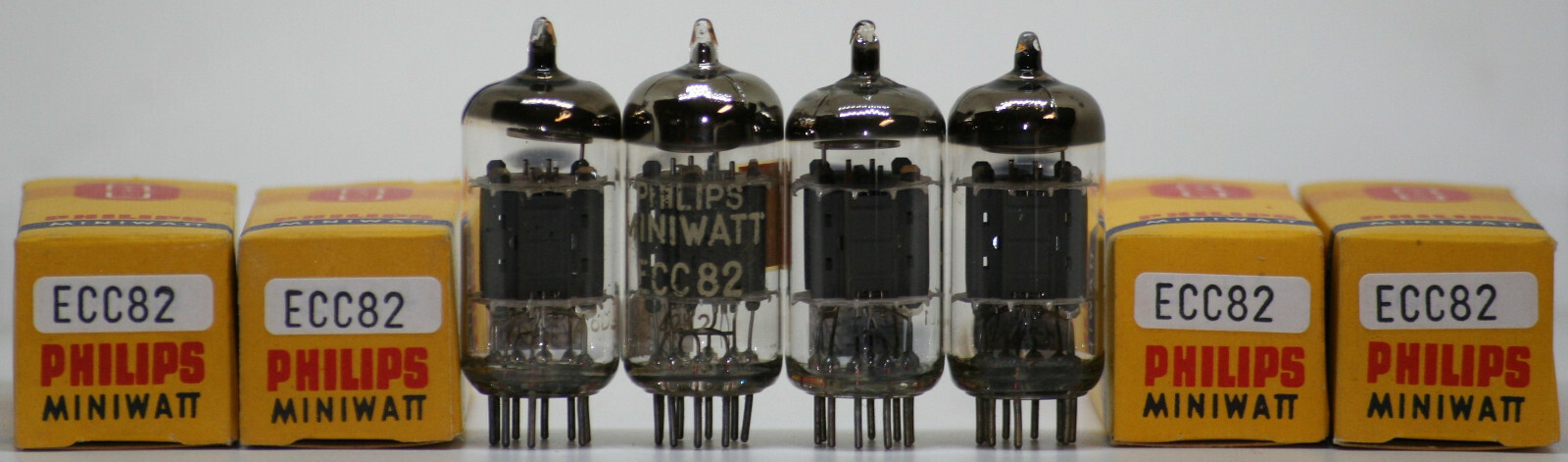 ECC82 Philips 12AU7 E82CC ECC802S 6189 CV491 B329 Siemens Röhre Tube valve quad | eBay