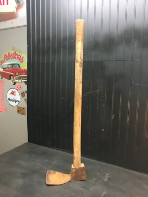Antique Primitive Farm Adze Axe Wood Handle Hammer Barn Ship Building ...