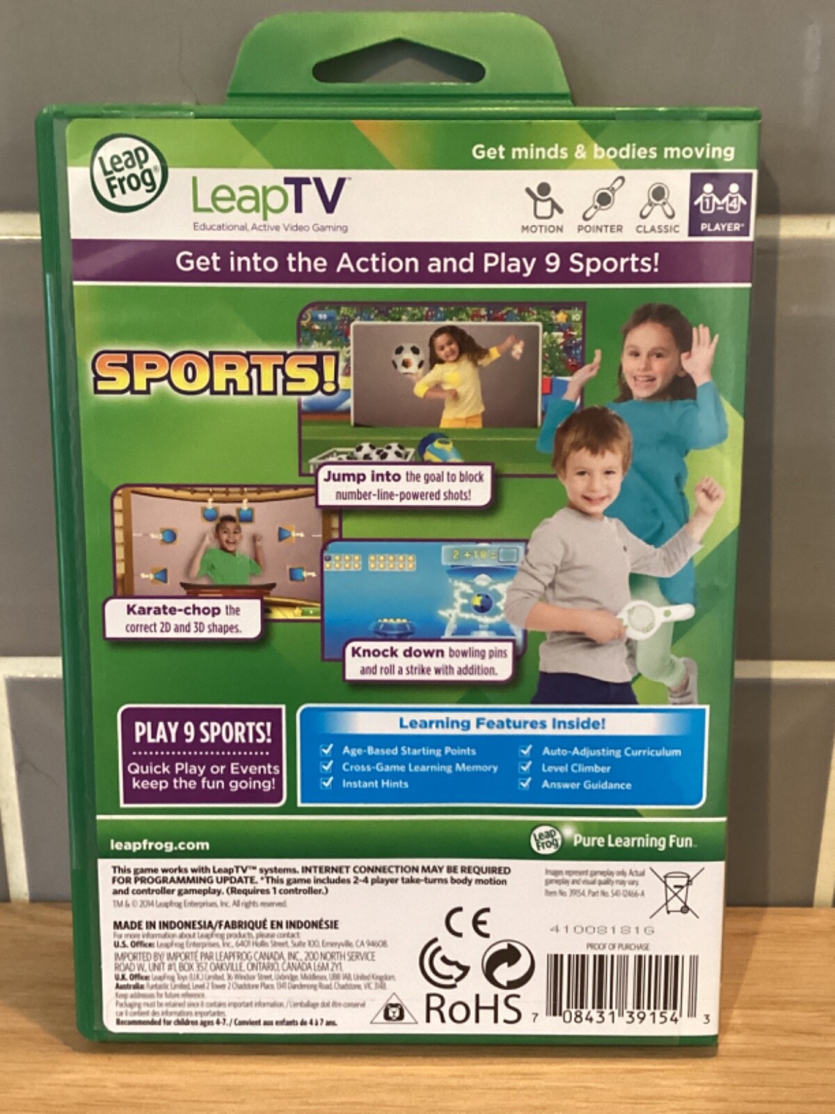 LeapFrog LeapTV Learning Game Sports 708431391543 for sale online | eBay